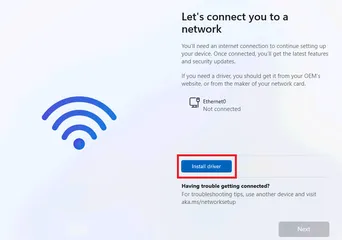 Windows 11 permette di installare i driver di rete durante la fase OOBE
