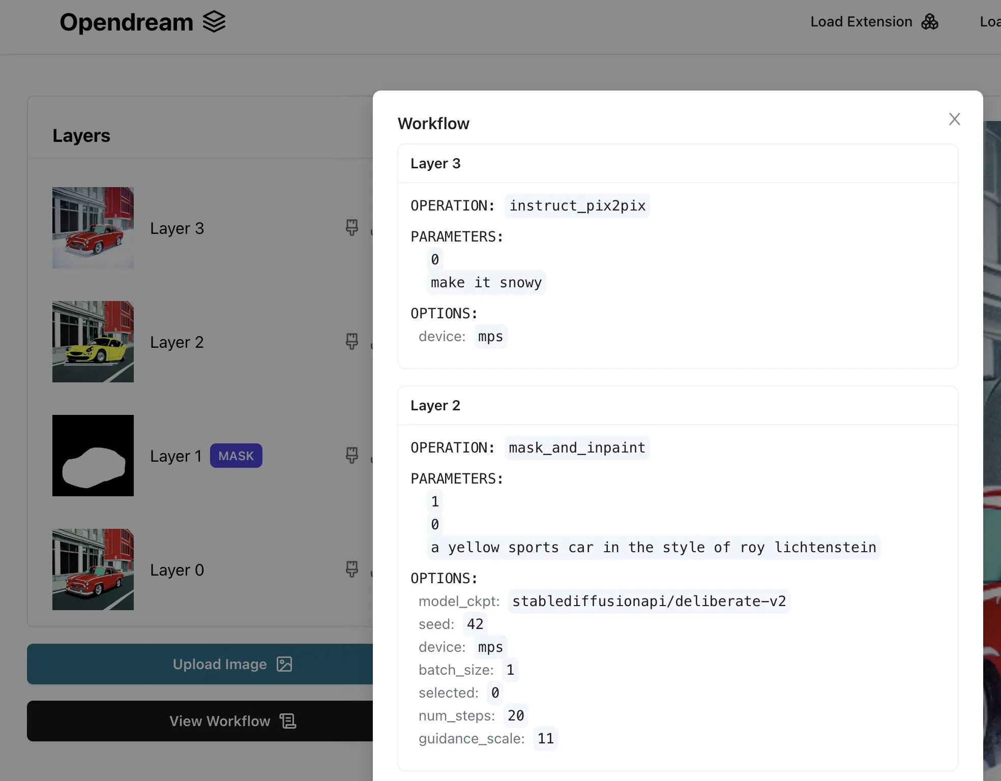 Opendream: creare immagini con Stable Diffusion da un'interfaccia Web
