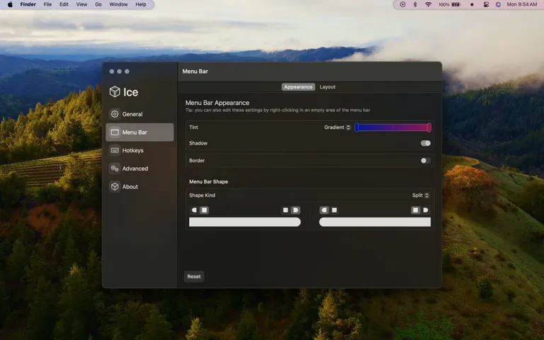 Ice, gestione intelligente della barra dei menu macOS