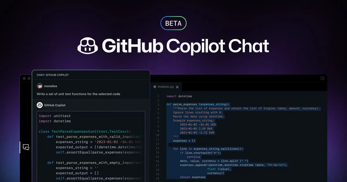 GitHub Copilot Chat: cos'è e come funziona. Da oggi disponibile per tutti