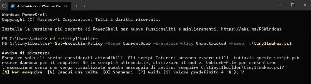 Tiny 11 Download dello script per alleggerire Windows 11 senza rischi ...