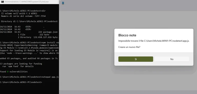 NVM Windows: eseguire codice JavaScript lato server | IlSoftware.it