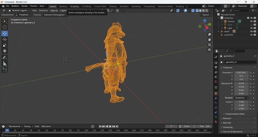 Blender: come importare modelli 3D GLB generati con l'IA | IlSoftware.it