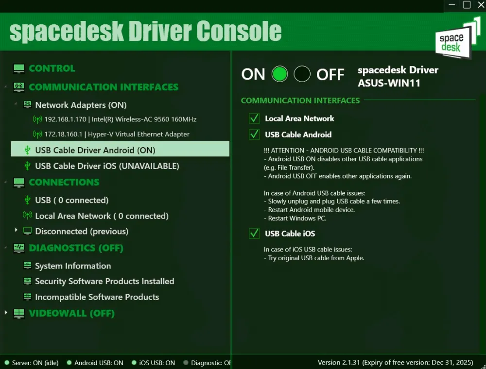 Spacedesk: usare tablet e altri PC come schermi secondari | IlSoftware.it