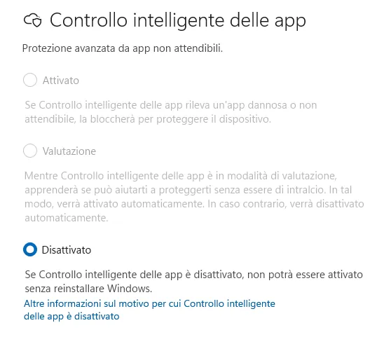 Smart App Control o Controllo intelligente app Windows 11: funziona ...