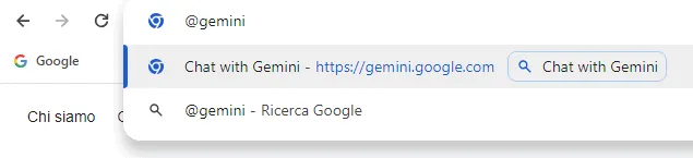 Come usare il chatbot Gemini in Chrome
