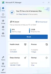 PC Manager è il tool segreto Microsoft per ottimizzare e velocizzare il tuo PC Windows 11 ...