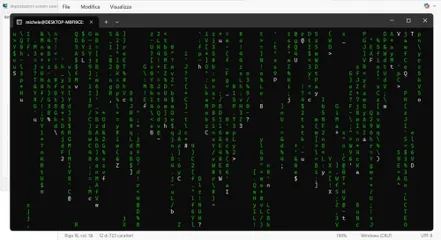 cmatrix Windows e Linux: la suggestione della pioggia di codice ispirata a Matrix | IlSoftware.it
