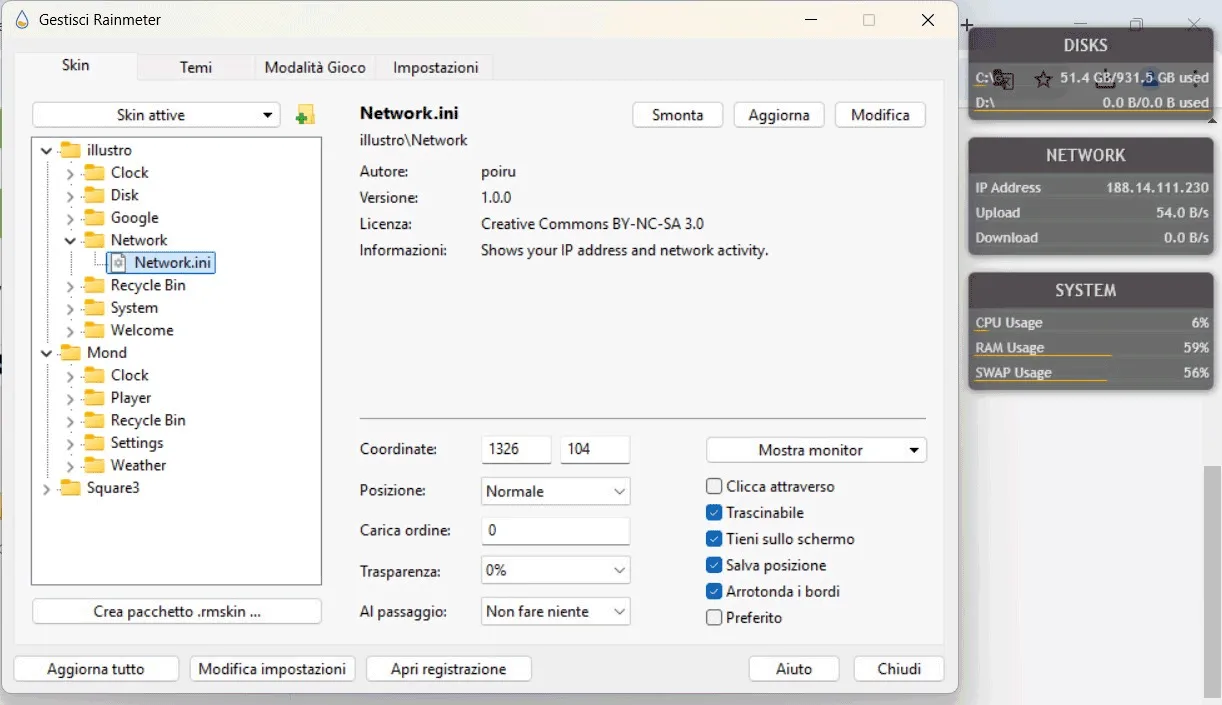 Rainmeter: le cose che non vi hanno mai detto sul programma personalizza desktop | IlSoftware.it