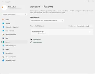 Come funziona la gestione delle passkey in Windows 11 | IlSoftware.it