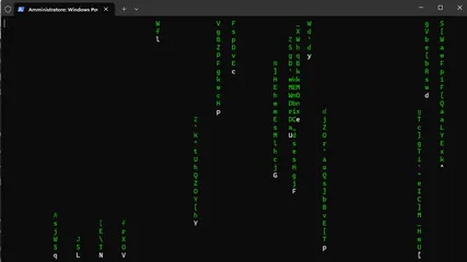 cmatrix Windows e Linux: la suggestione della pioggia di codice ...