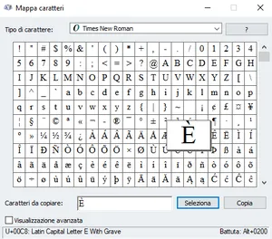 E Maiuscola Accentata Come Farla E Inserirla Nel Testo Ilsoftware It