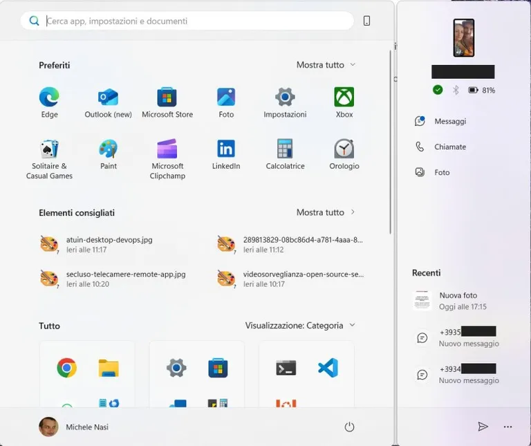 Mobile Sidebar Windows 11: come attivare o disattivare la barra ...