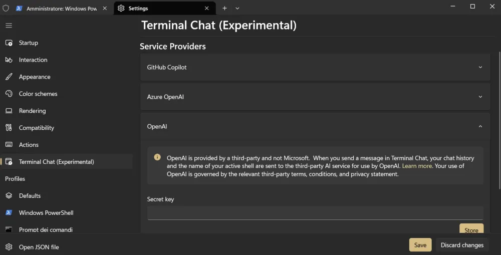 Terminal Chat: un chatbot simile a ChatGPT nella finestra del terminale ...