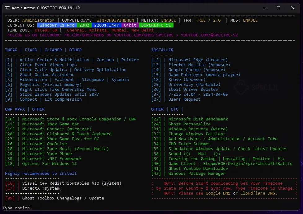 Ghost Spectre, perché non fidarsi delle ISO custom di Windows