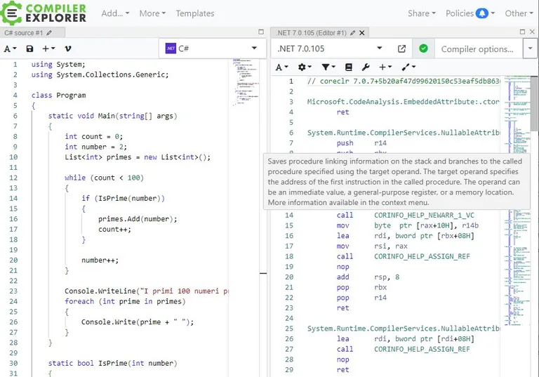 Compilatori online: tutti integrati in Compiler Explorer: che idea fantastica | IlSoftware.it